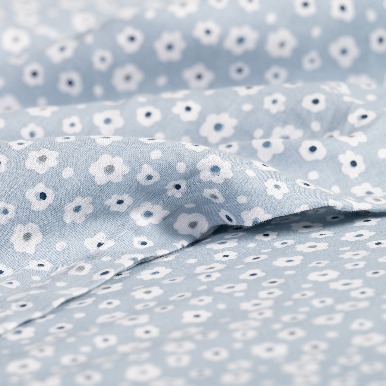 Modella Meadow Sheet Set - Chambray | Canningvale