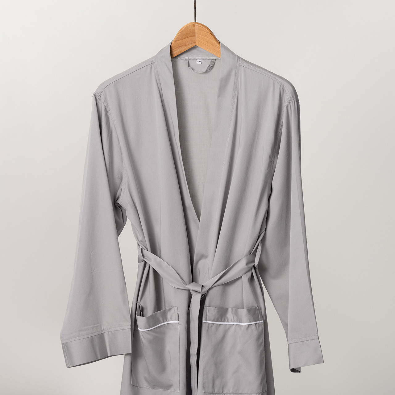 Bamboo Cotton | Silver Men’s Robe | Canningvale