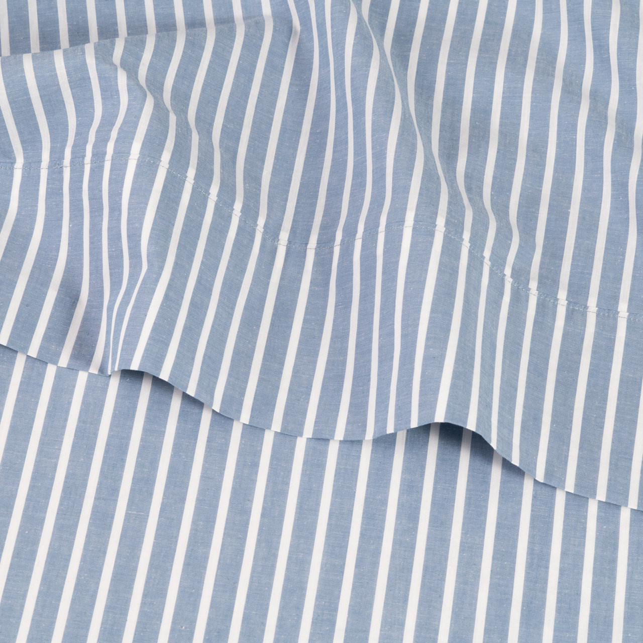 Modella | Chambray Oxford Stripe Sheet Set | Canningvale