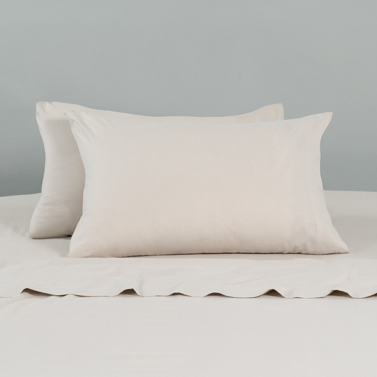 French Linen Cotton Deep Sheet Set - Sereno | Canningvale