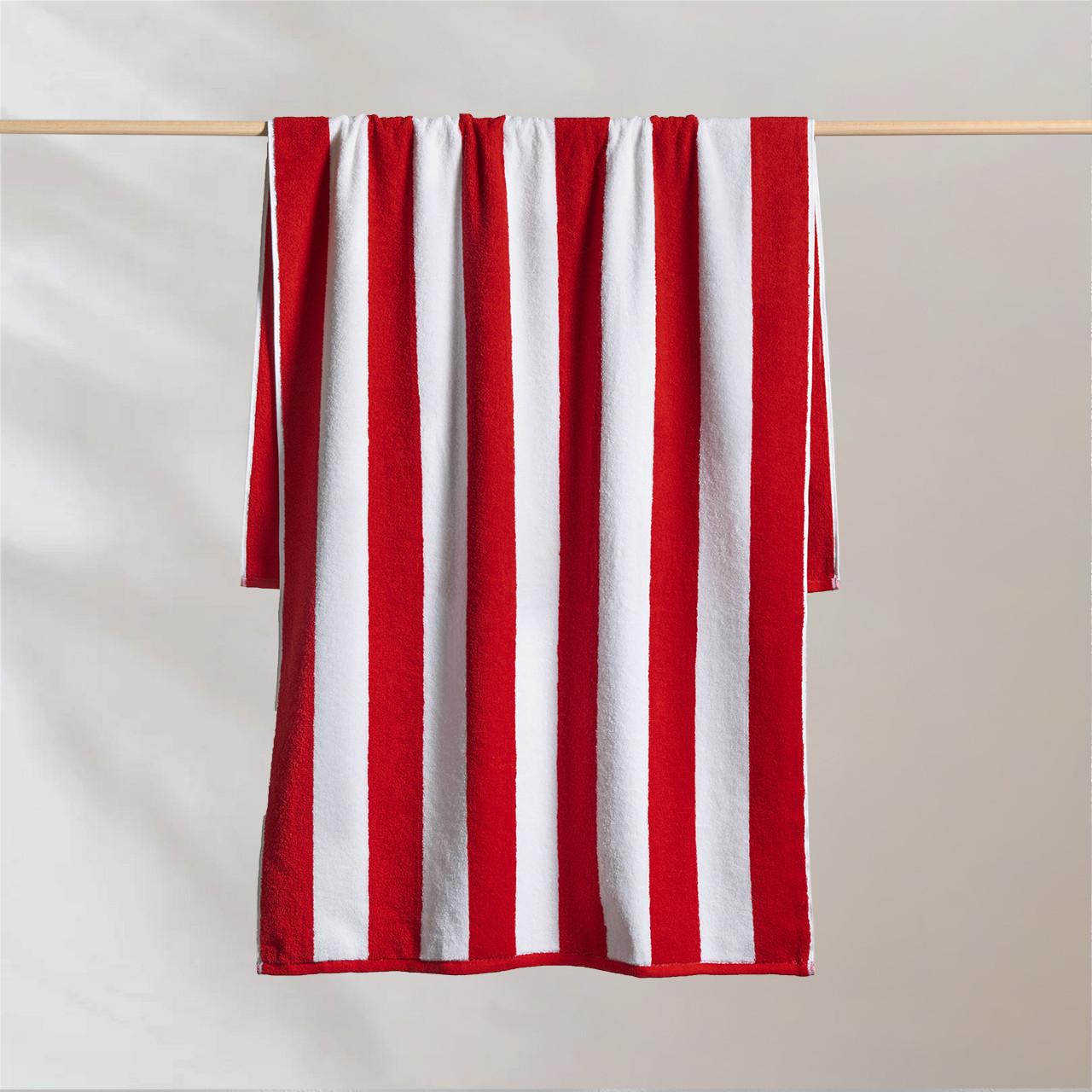 Cabana | Red Stripe Beach Towel | Canningvale