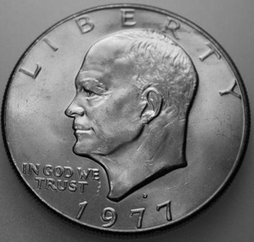 1977-D Eisenhower Dollar Uncirculated BU - Quality Collectible Coins