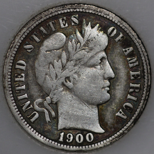 1900-O Barber Dime 90% Silver, 100+ years Old As Shown [SN02] - Quality ...