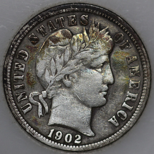 1902-O Barber Dime 90% Silver, 100+ years Old As Shown [SN01] - Quality ...