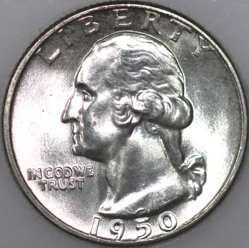 1950-D Washington Quarter 90% Silver Uncirculated As Shown [SN02 ...