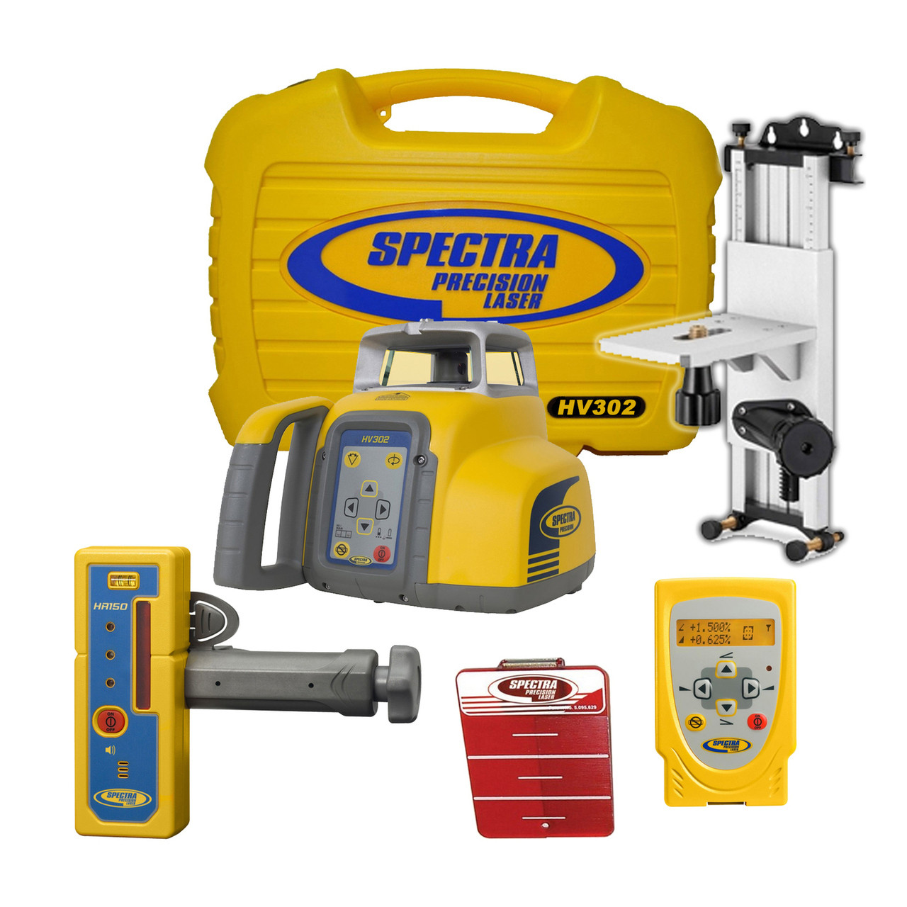 Interior Lasers - Spectra HV302 Rotary RED - Contractors-Tools.com