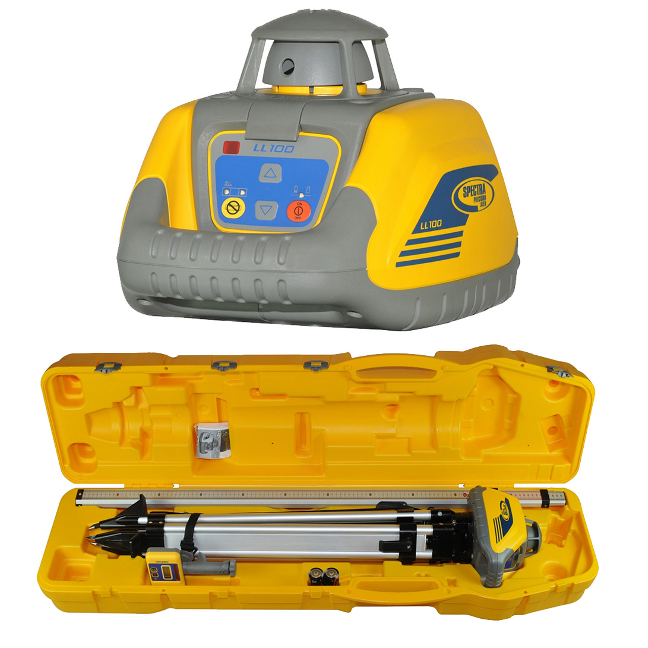 SPECTRA Precision LL100-2 Automatic Self-Leveling Laser Kit ...