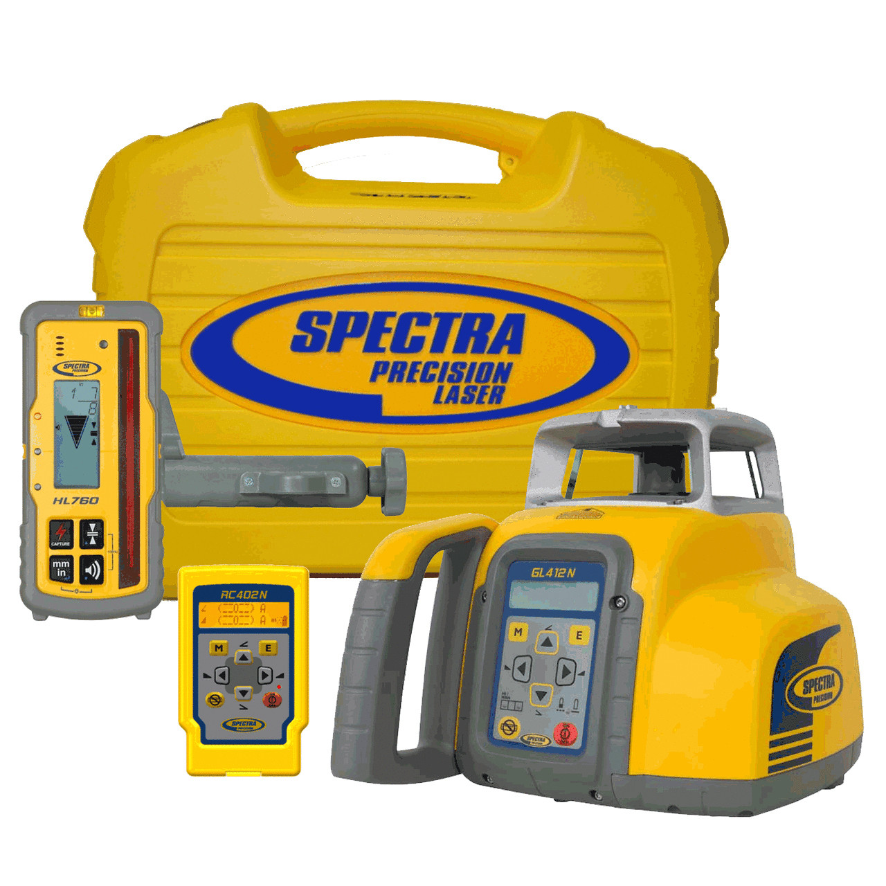 Spectra Precision GL412N Single Grade Laser w/ HL760 Laserometer ...