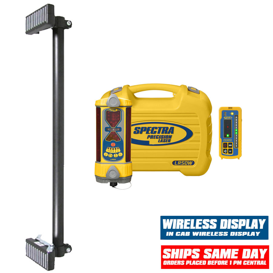 Spectra Precision LR50W-MM Laser Machine Receiver with Wireless In-Cab ...