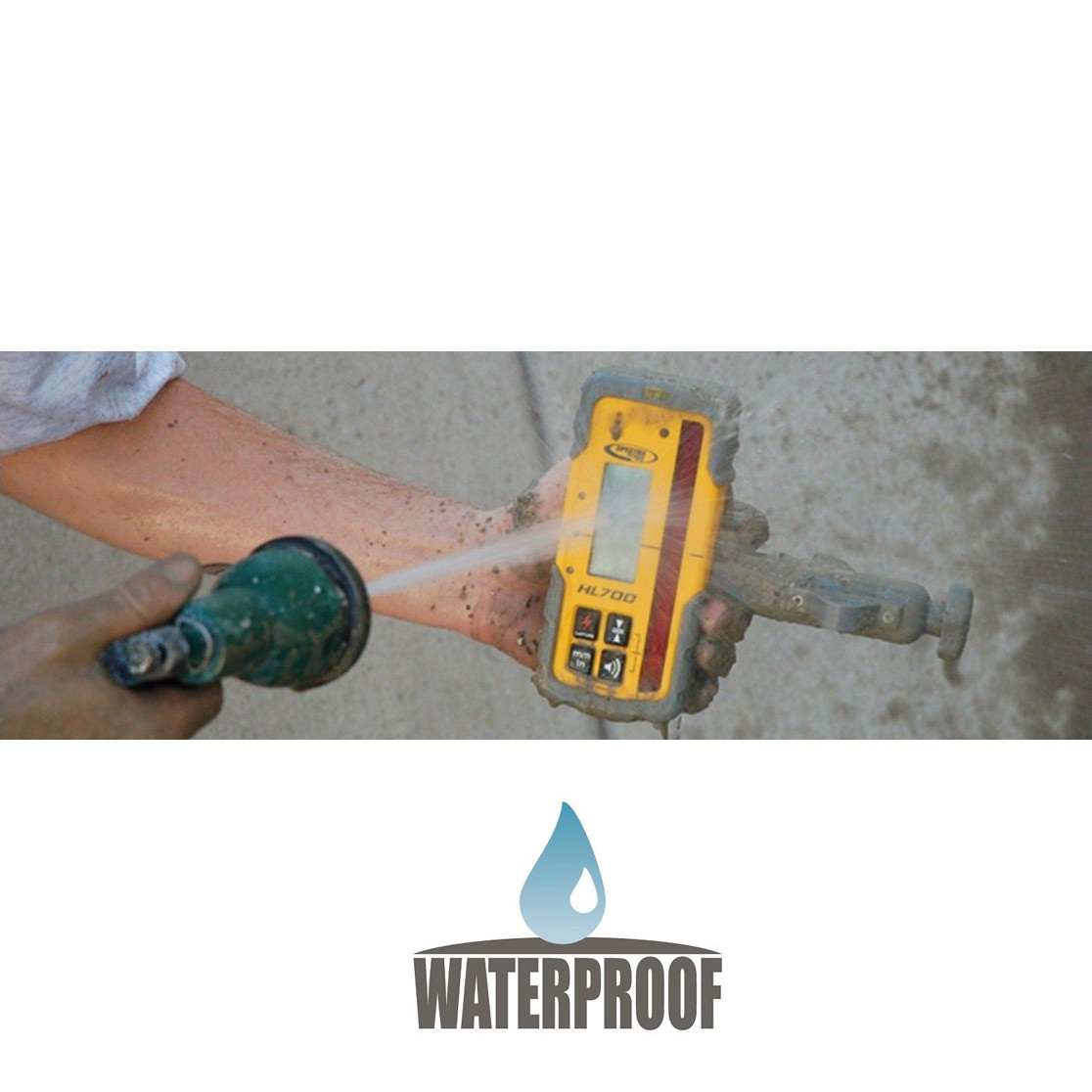 Spectra Precision HL700 Premium Contractor Laser Receiver with Rod Clamp