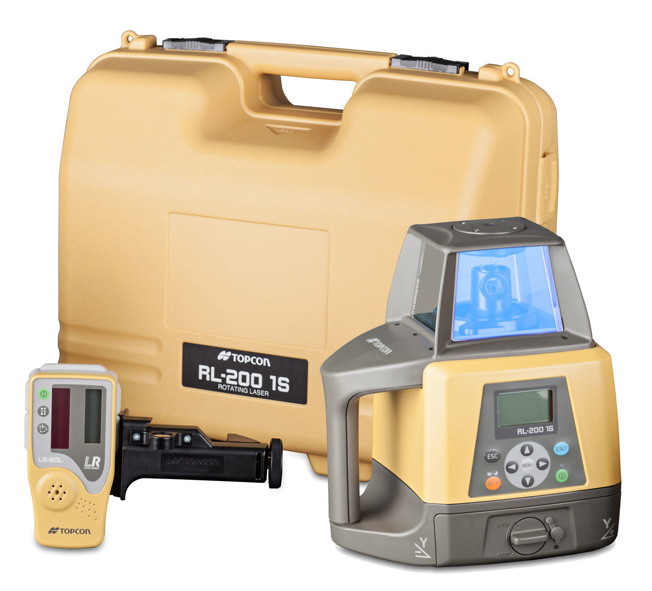 Topcon RL-200 1S Single Slope Grade Laser Package, w/ LS-80L Receiver ...