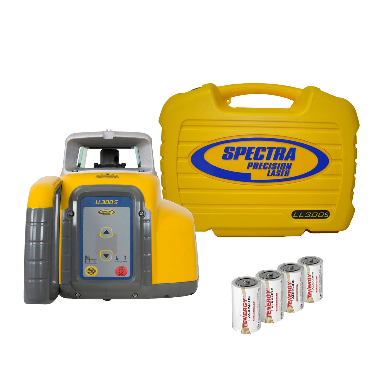 Spectra LL300S-BCC Laser Level Package with Recheargeable Batteries ...