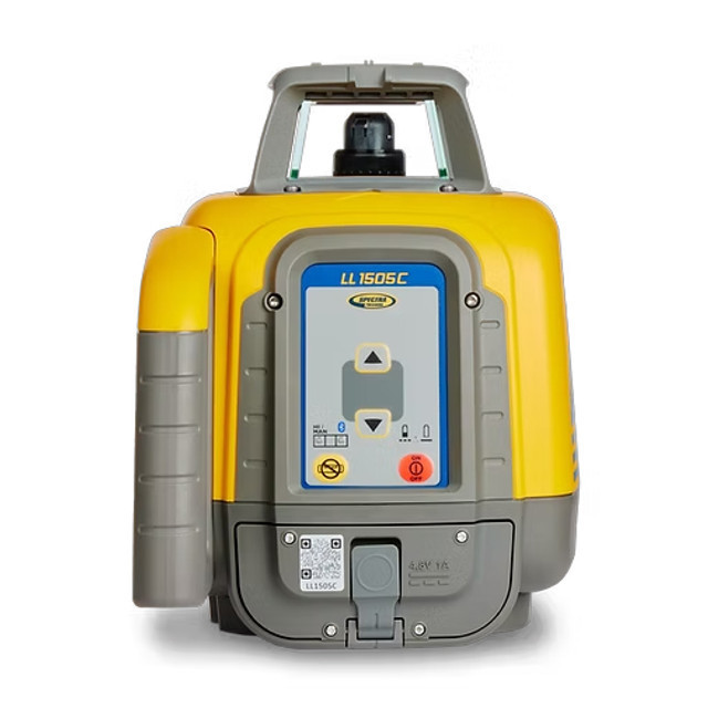 Spectra Precision LL1505C-4 Laser Level Kit with HL450 Receiver, Tripod ...