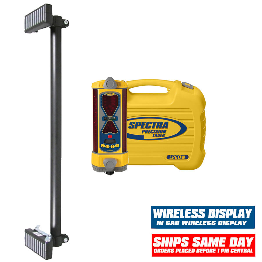 Spectra Precision LR60W-MM Laser Machine Display Receiver (NiMH) RD20 ...