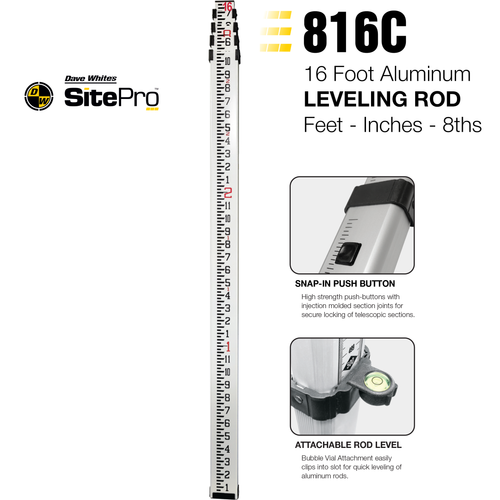Topcon RL-H5A Rotary Laser Kit with LS-80X, Tripod & 16-ft 10ths Rod ...