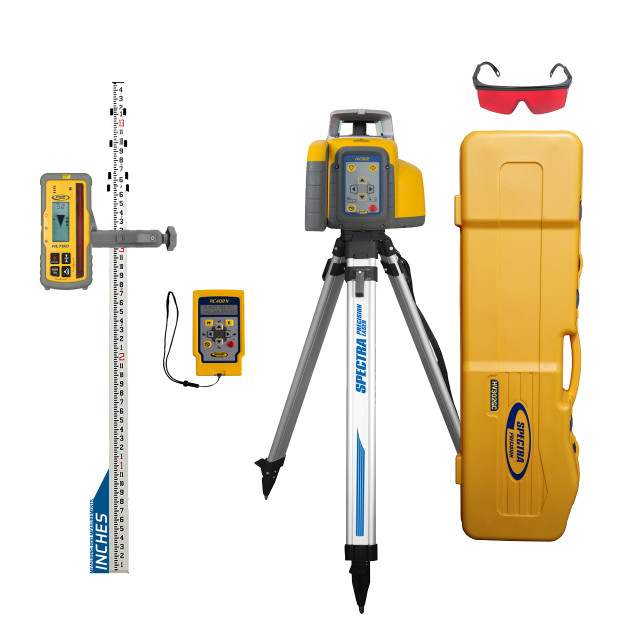 Spectra Precision HV302 Red Beam Laser Exterior Package