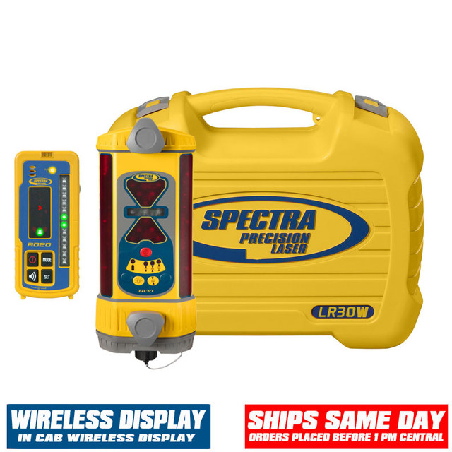 Spectra Precision LR30W Machine Display Receiver w Wireless RD20 Remote ...