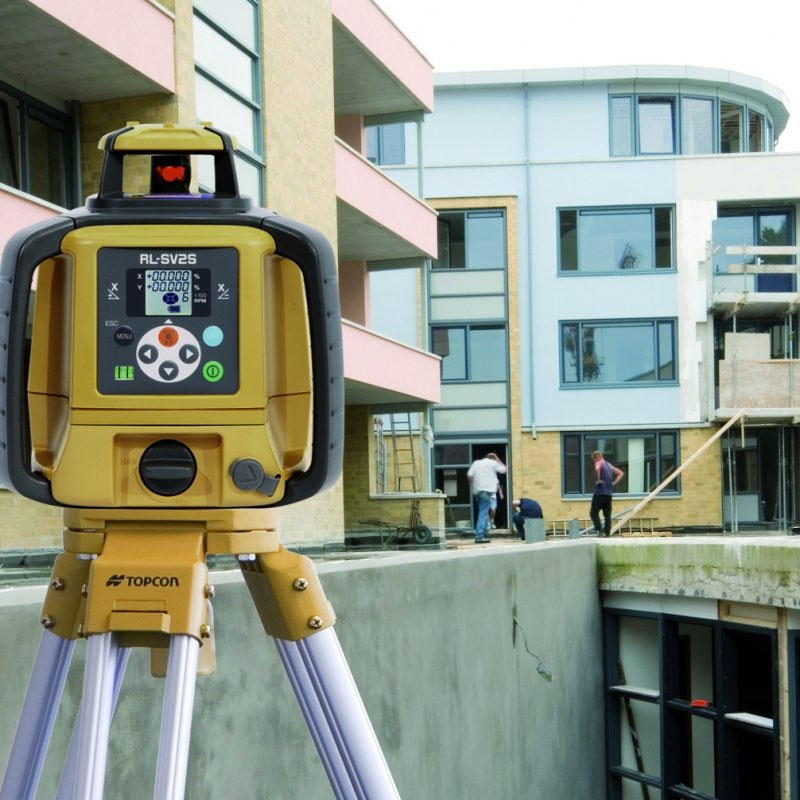 Topcon RL-HV2S Automatic Dual Slope laser with Base LS-80X Receiver now on Sale
