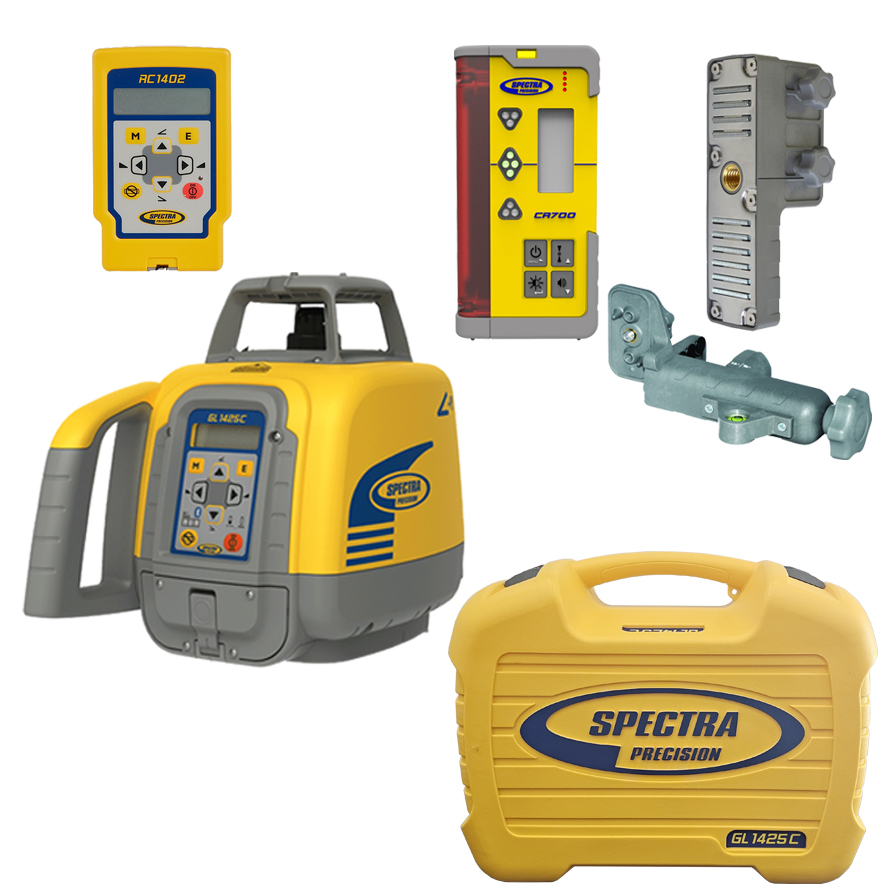 Spectra GL1425C-28 Dual Grade Laser Package with Deluxe Receiver ...