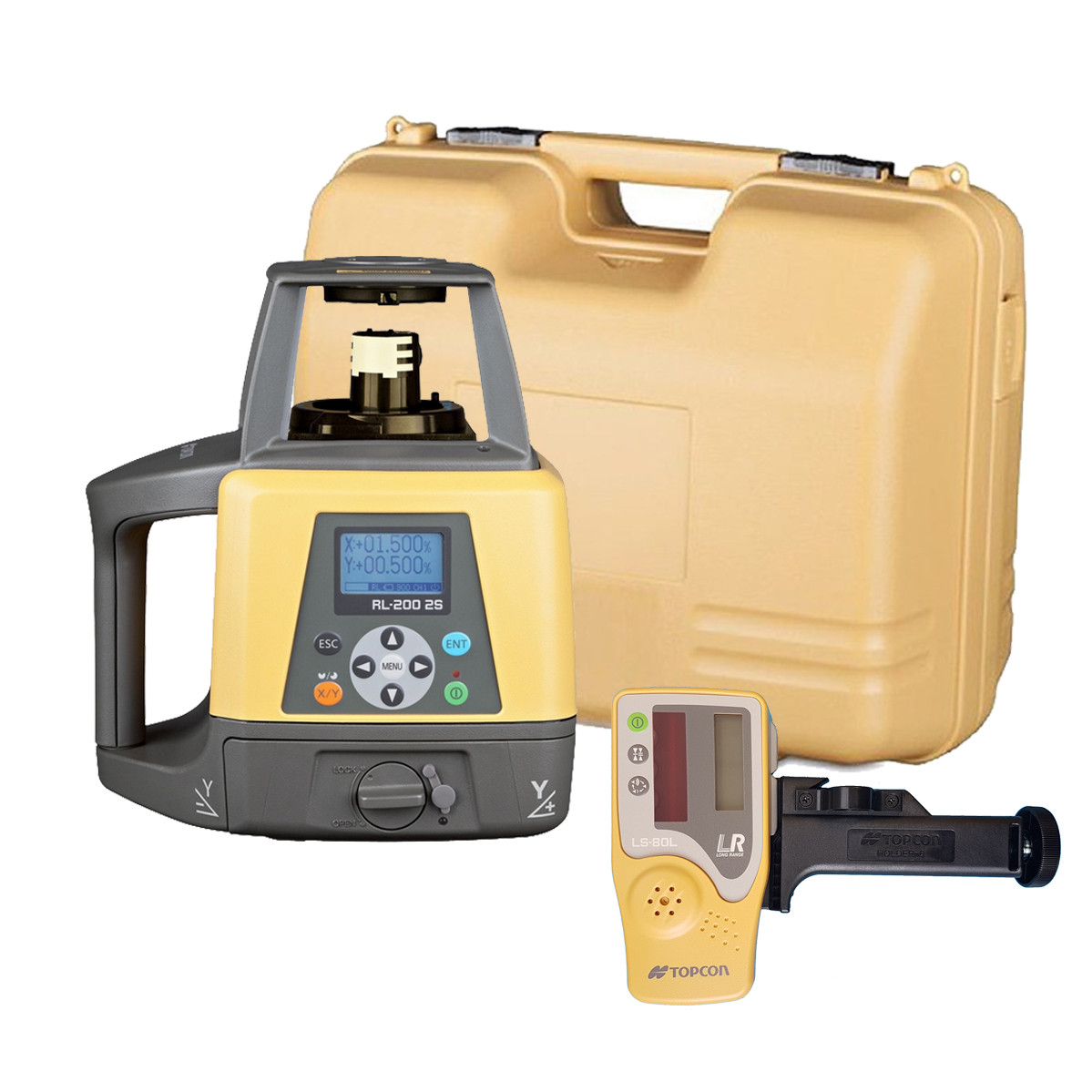 Topcon RL-200 2S 314920762 Dual Slope Laser w/ LS-80X – Rechargeable & On Sale | Buy Now at ...