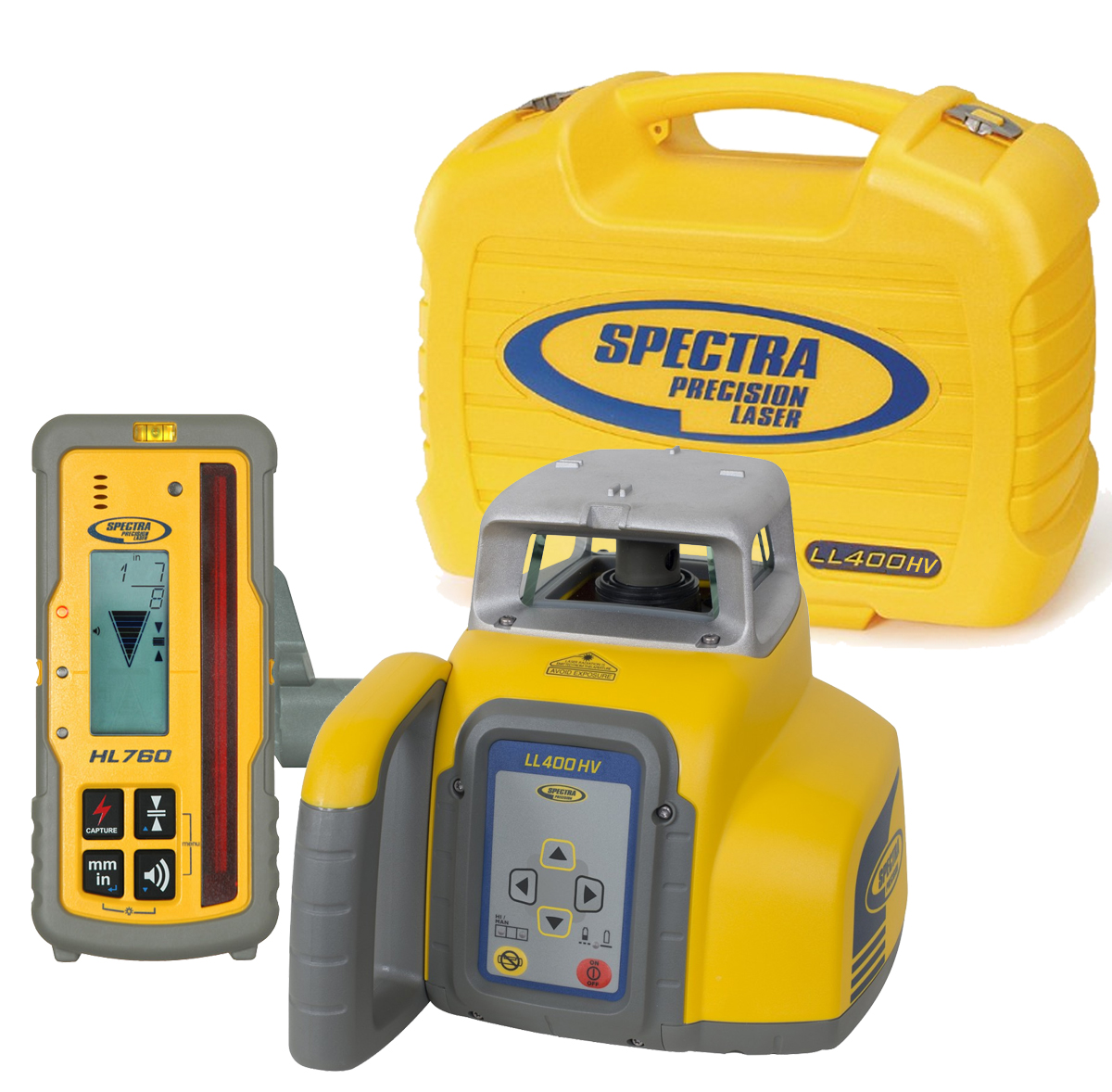 Spectra Precision LL400HV-4 Laser Package with HL760 Receiver and ...