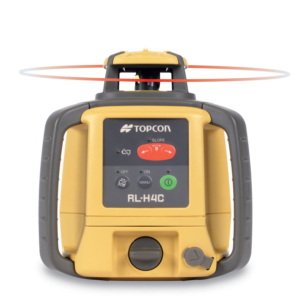 Topcon RL-H4C Self-Leveling Laser RB Kit with LS-100D Receiver and ...