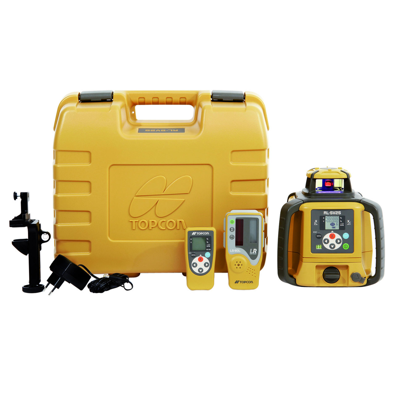 Topcon RL-SV2S Self-Leveling Dual Grade Laser DB Kit with LS-80L ...