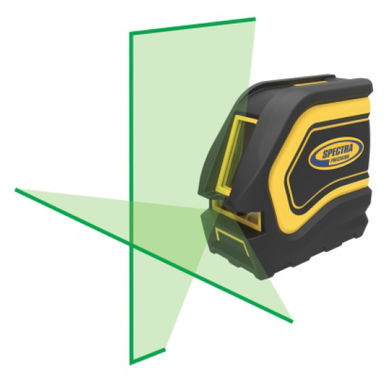 Spectra Precision LT20G Green Beam Crossline Laser Tool - Contractors ...