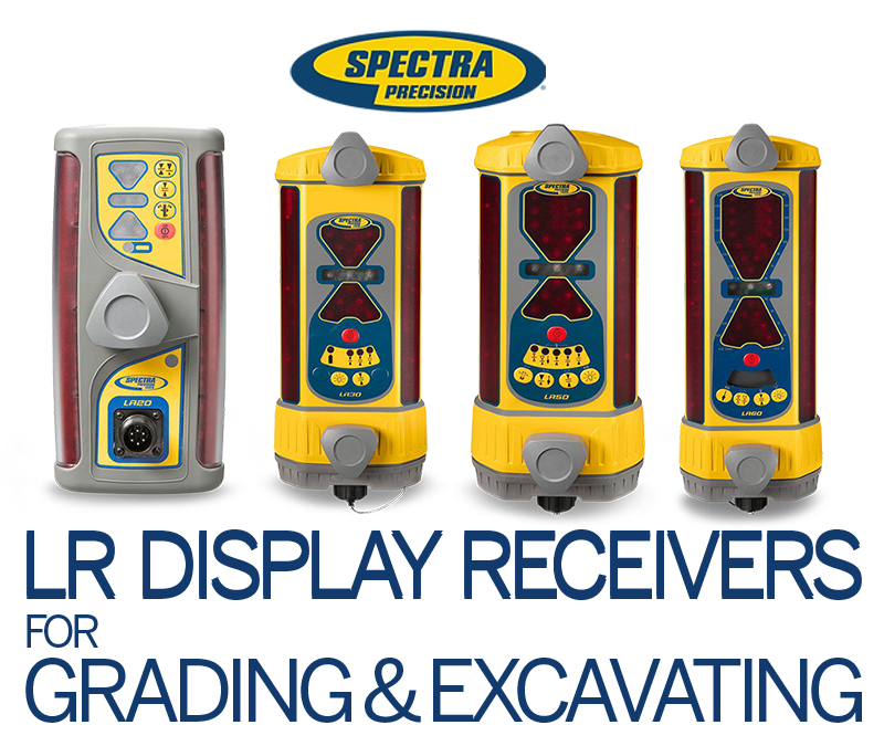Spectra LR Display Machine Receivers for Grading and Excavating - Get ...