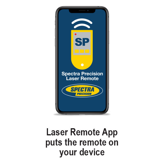 Spectra Precision HV1305C Laser Remote App - Control of your Laser ...