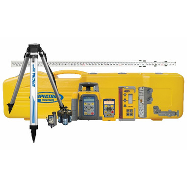 Spectra Precision GL422N-1 Dual Grade Laser w/ CR700 Receiver, TENTHS ...