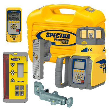 Spectra Precision GL622N-14 Dual Grade Laser with CR700 Receiver ...
