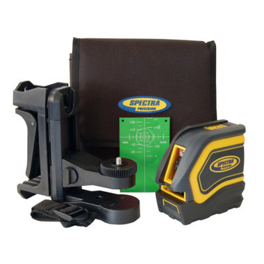 Spectra Precision LT20G Green Beam Crossline Laser Tool - Contractors ...