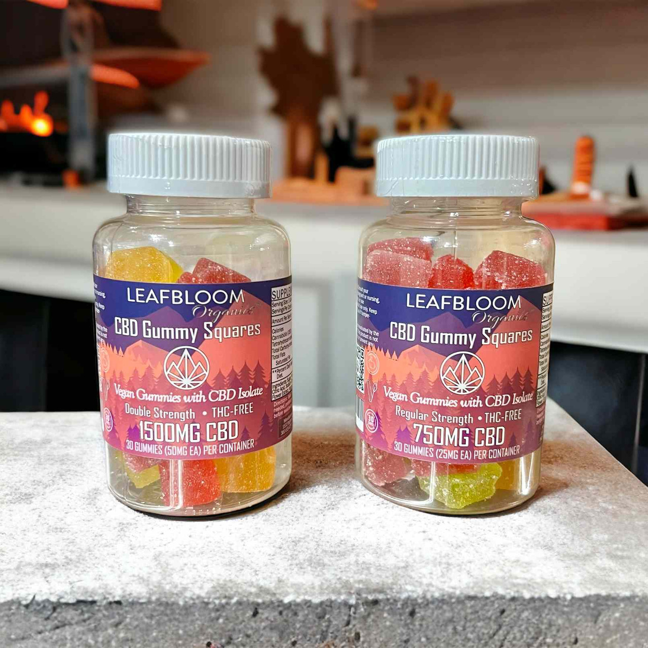 Vegan CBD Gummy Squares