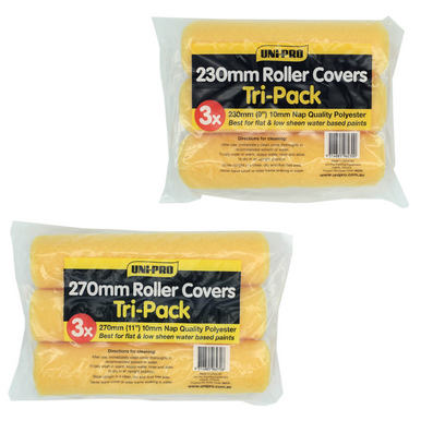 Polyester Roller Covers Tri Pack