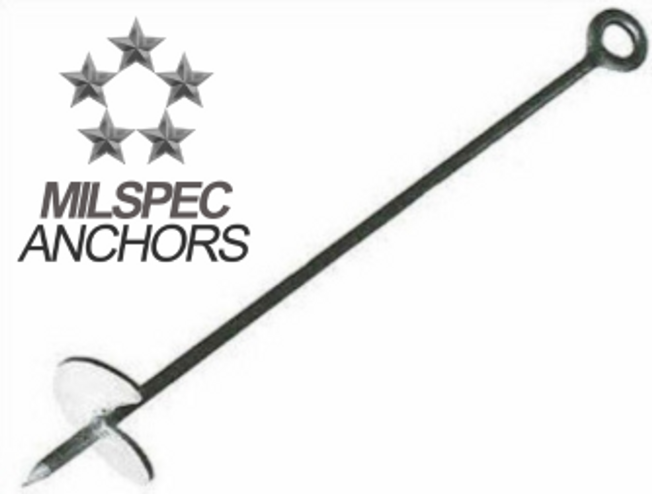 3 4 X 36 With 6 Helix Screw Anchor Galvanized Milspec Anchors 3-4-x-36-with-6-helix-screw-anchor-galvanized-milspec-anchors