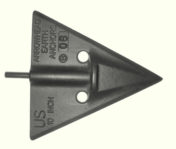 10" Arrowhead Earth Anchor - Milspec Anchors
