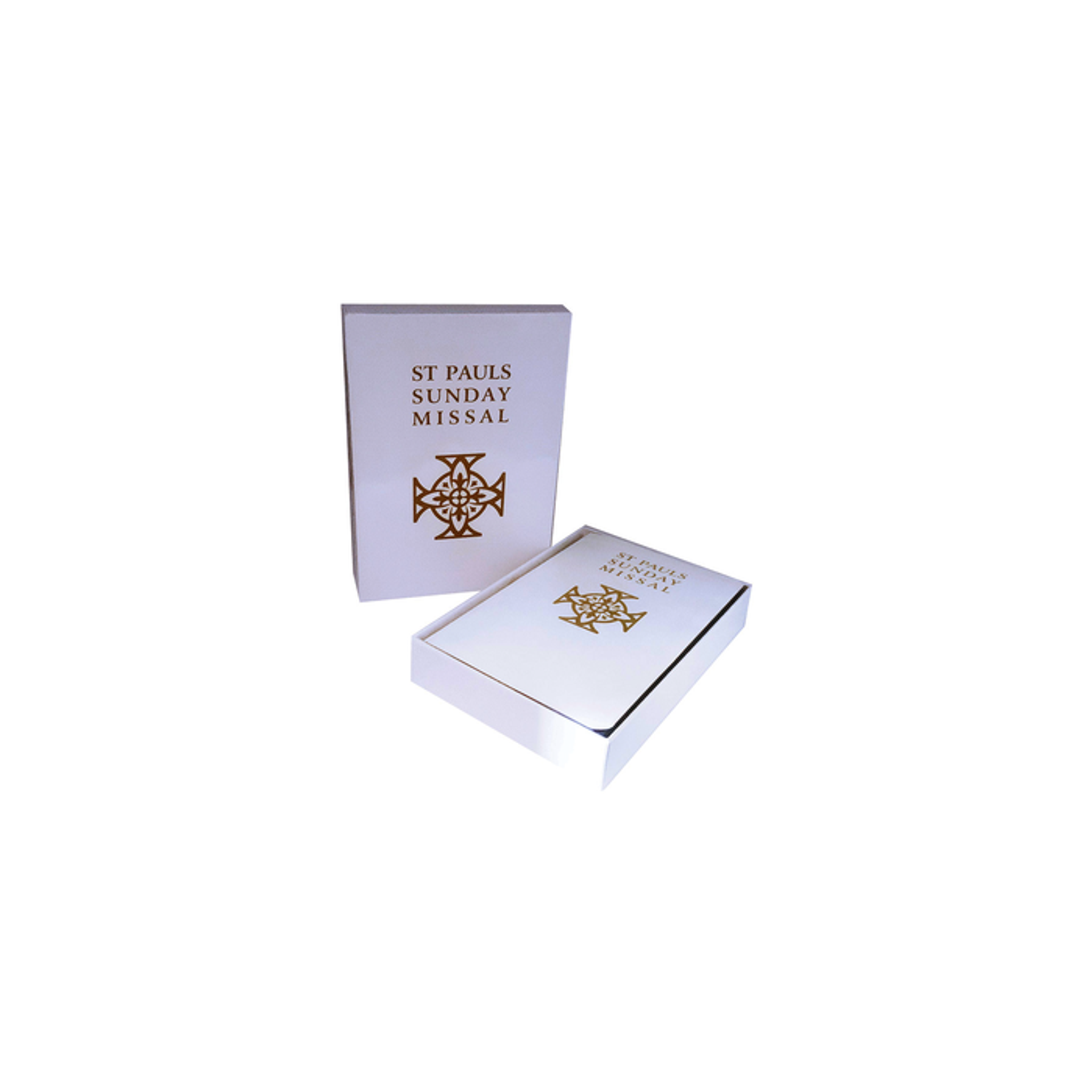 St Pauls Sunday Missal White with Case Presentation Edition Leatherette St Pauls Sunday Missal White with Case Presentation Edition Leatherette