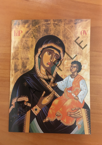 Mother of God with Child Jesus - Greeting Card (Artist: Michael Galovic)