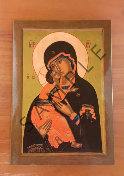 Virgin of Tenderness - Greeting Card (Artist: Michael Galovic)