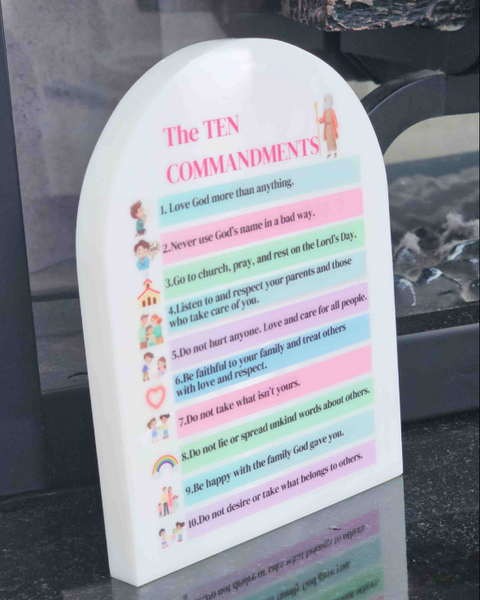 10 Commandments Block Stand - Little Saints by Norma Discover our 10 ...