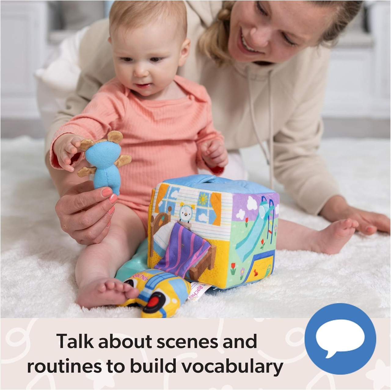 Ms. Rachel Official Surprise Learning Interactive Soft Toy Box Age 3m+