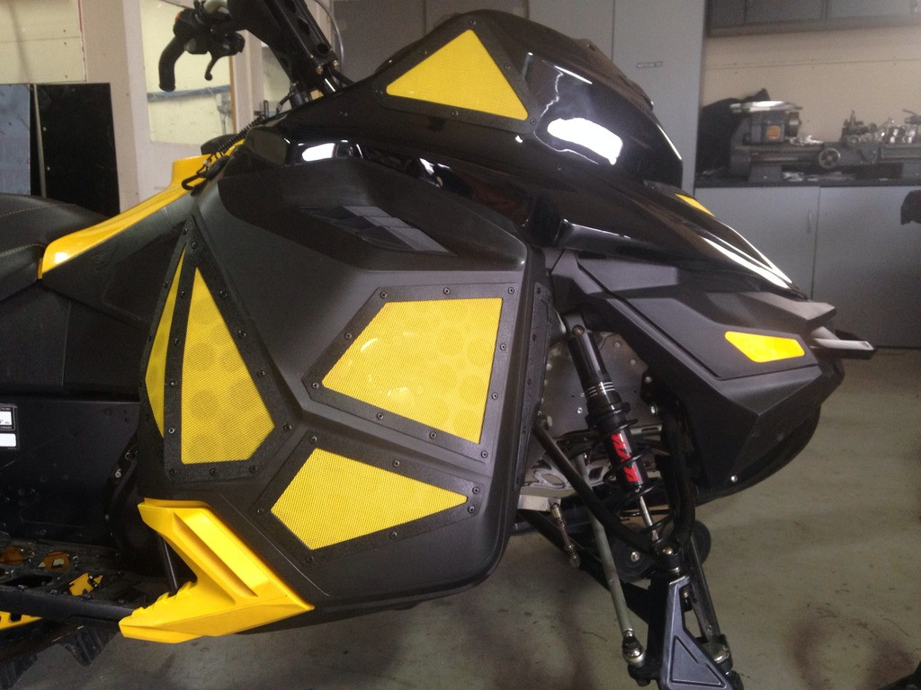 Skidoo Xm 5pc. side vent kit - MOUNTAIN FIT HOODS