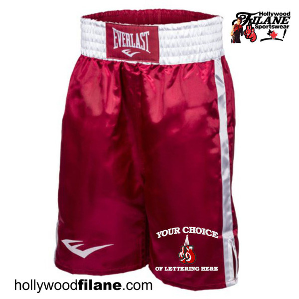 Personalized Everlast Boxing Trunks Custom Embroidered - Hollywood Filane
