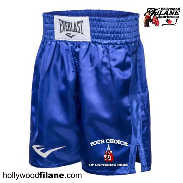 Personalized Everlast Boxing Trunks Custom Embroidered - Hollywood Filane