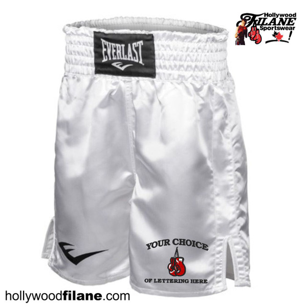 Personalized Everlast Boxing Trunks Custom Embroidered - Hollywood Filane