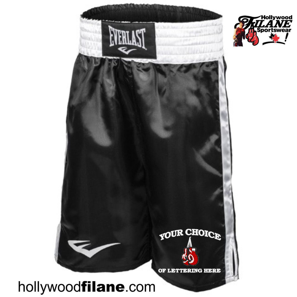 Personalized Everlast Boxing Trunks Custom Embroidered - Hollywood Filane