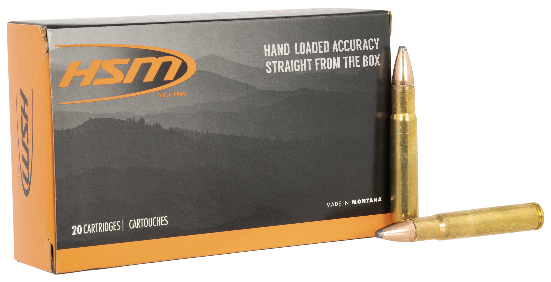 HSM 35 Whelen 200 gr JSP Ammo - 20 Rounds per Box 35WHELEN4N