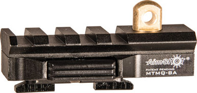 Quick Release M-LOK Bipod Adapter with Picatinny Rail - Aimshot MTMQRBA