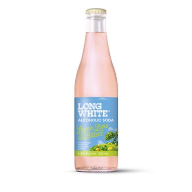 Long White Vodka Lemon Lime, Bitters 4.8% 320ml 10 Pack - Drinks Cart - NZ